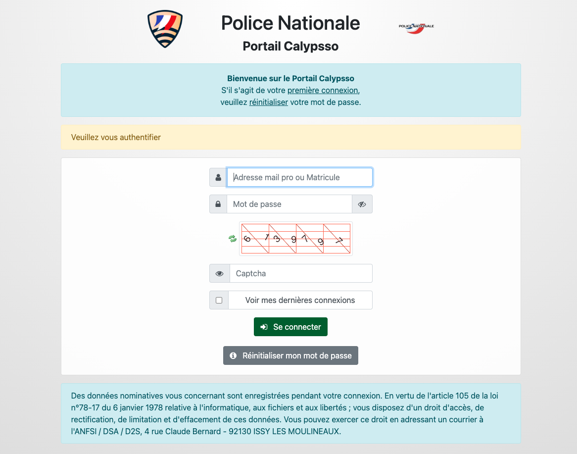 Nouveau système de connexion – RESANA