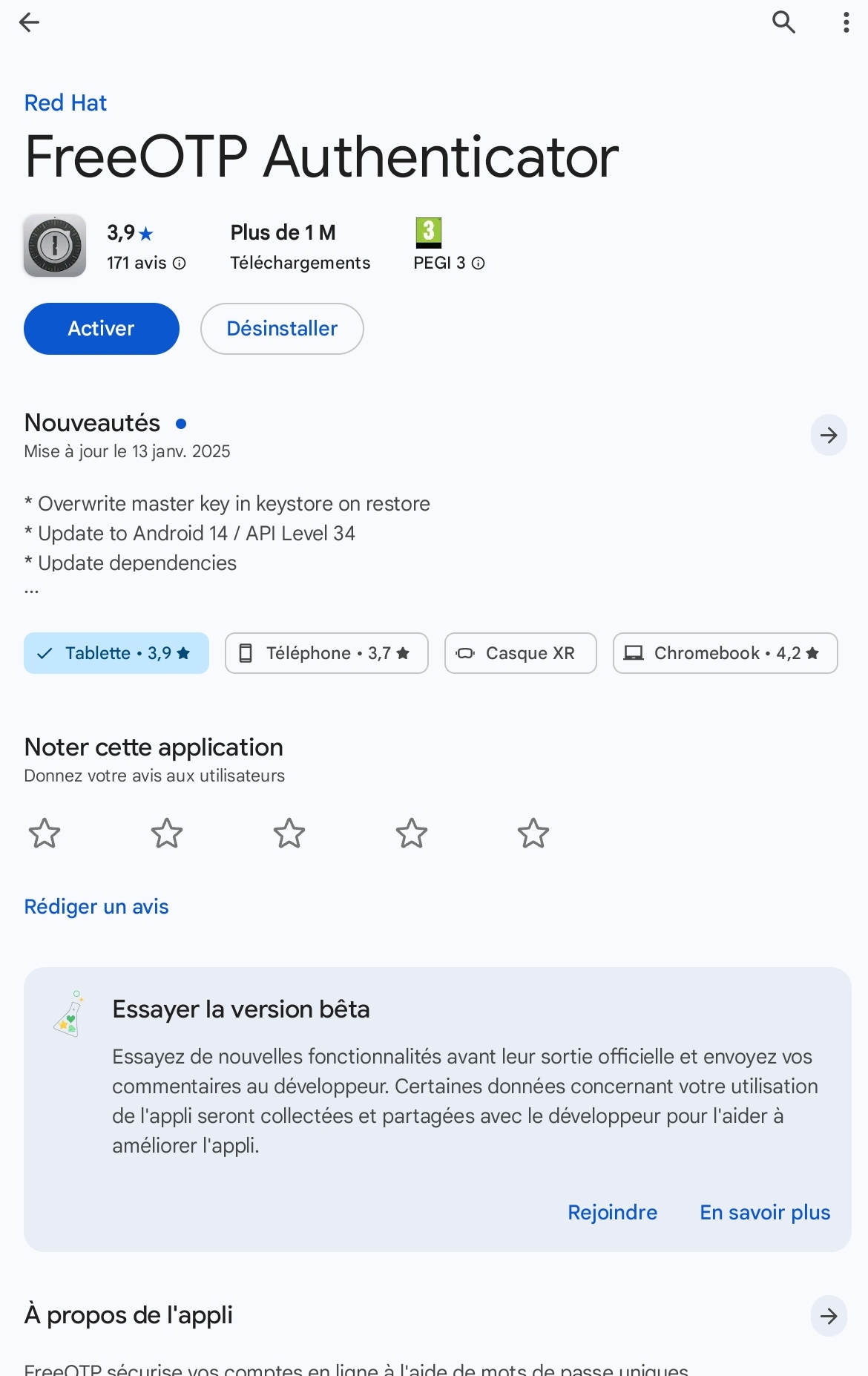 La double authentification avec l'application FreeOTP – RESANA